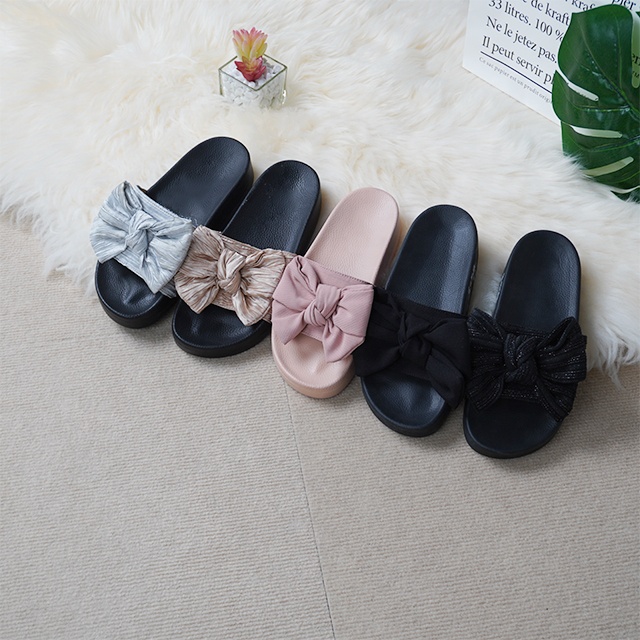 Custom logo ladies women slides