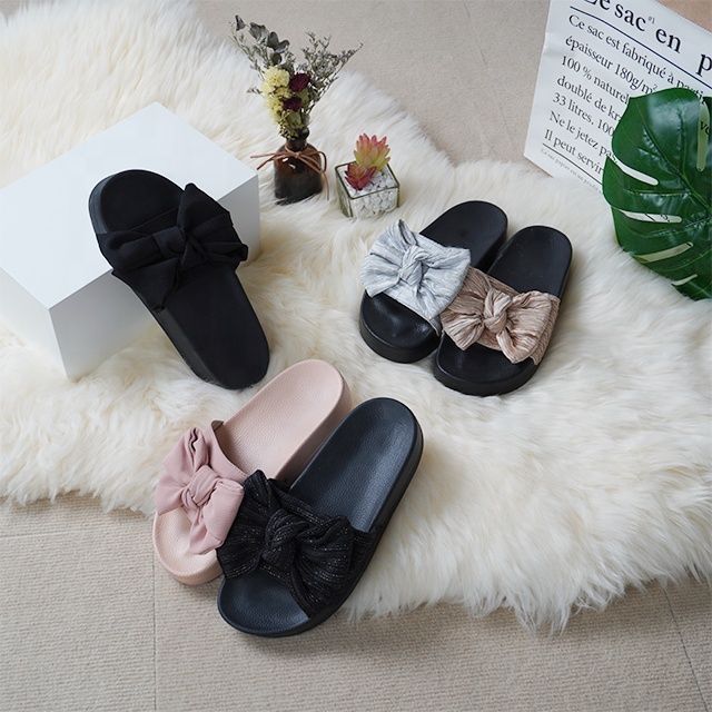 Custom logo ladies women slides