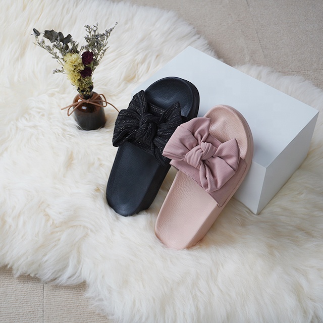 Custom logo ladies women slides