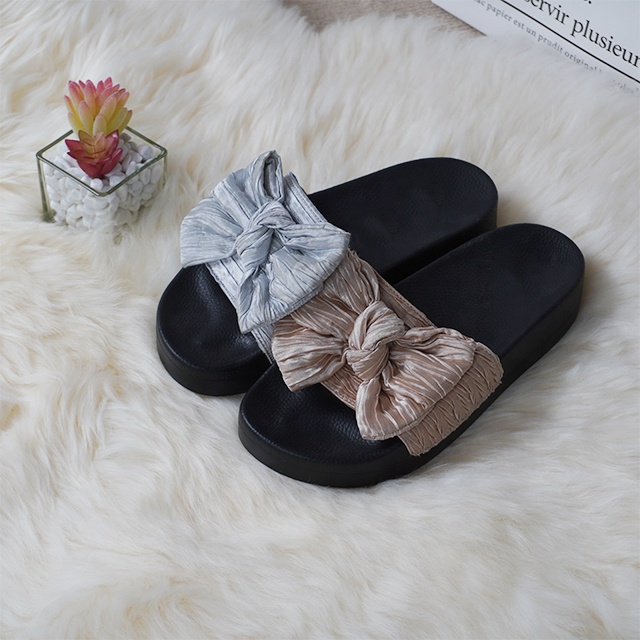 Custom logo ladies women slides